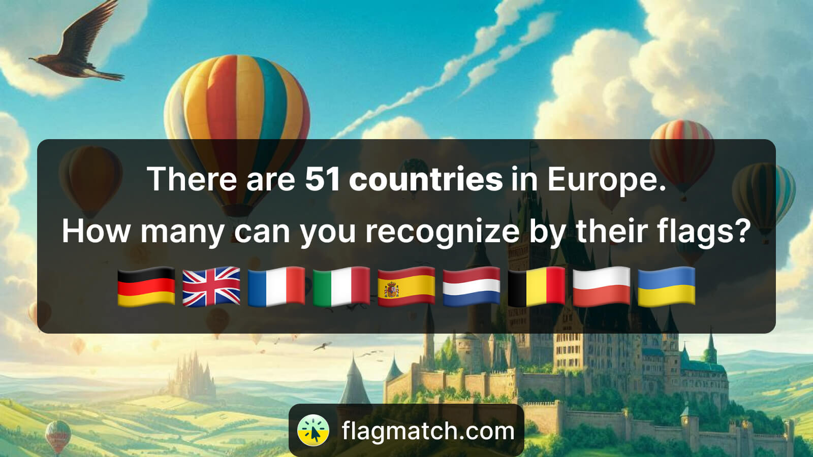 Guess the flags of European countries - Flag Match