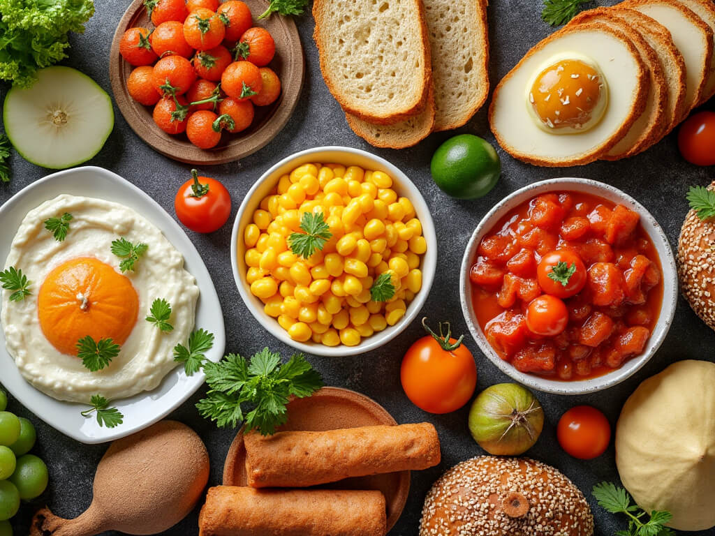 Guess the popular foods of the world - Flag Match